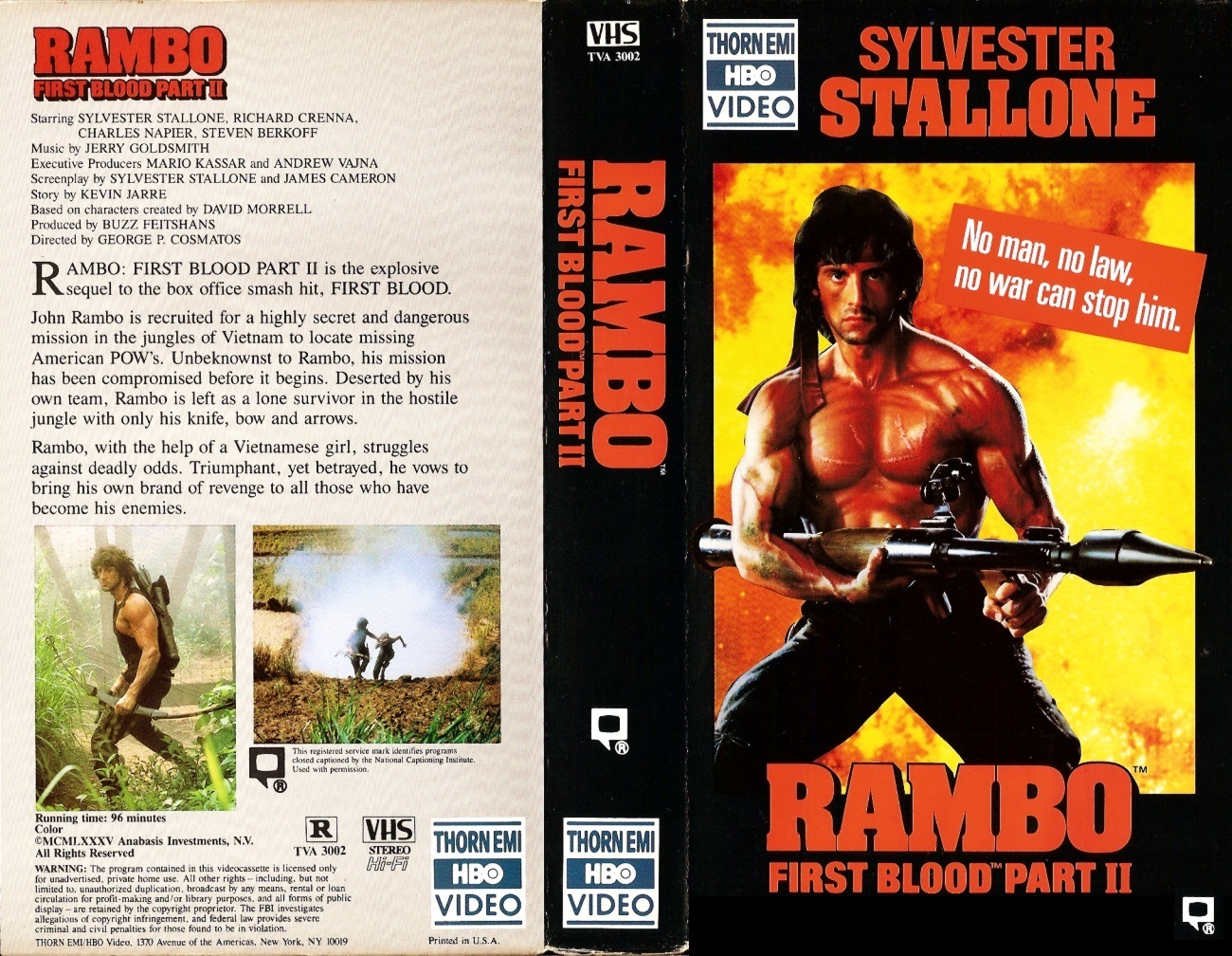 Pôster │ Rambo II - A Missão (1985) - LOUCADEMIA DE CINEMA